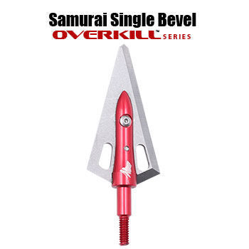 OVERKILL™ SAMURAI 150 BROADHEADS 3-PACK – Danger Close Outdoors
